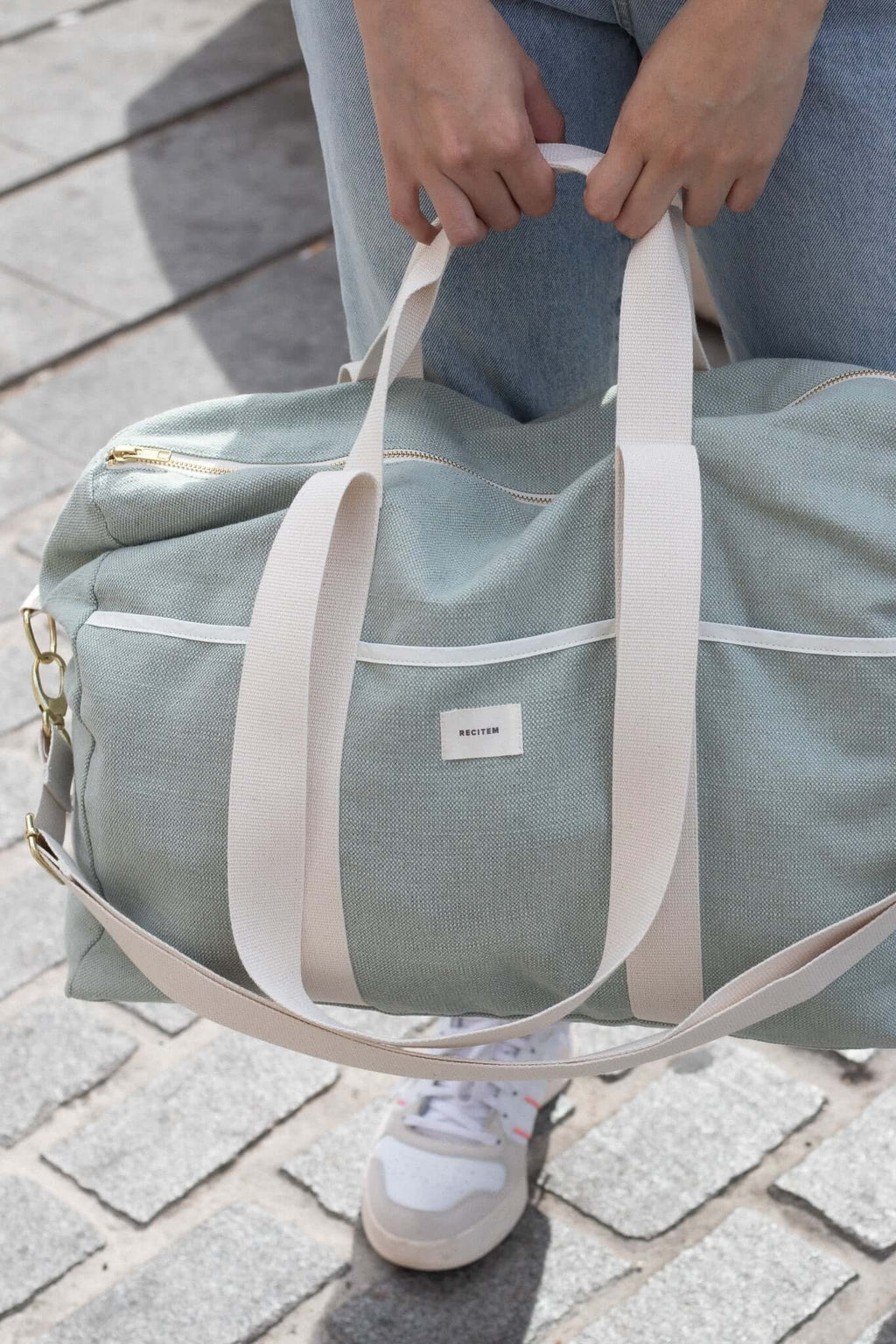 Sac week-end vert d'eau Ismaël · accessoires de voyages éco ...
