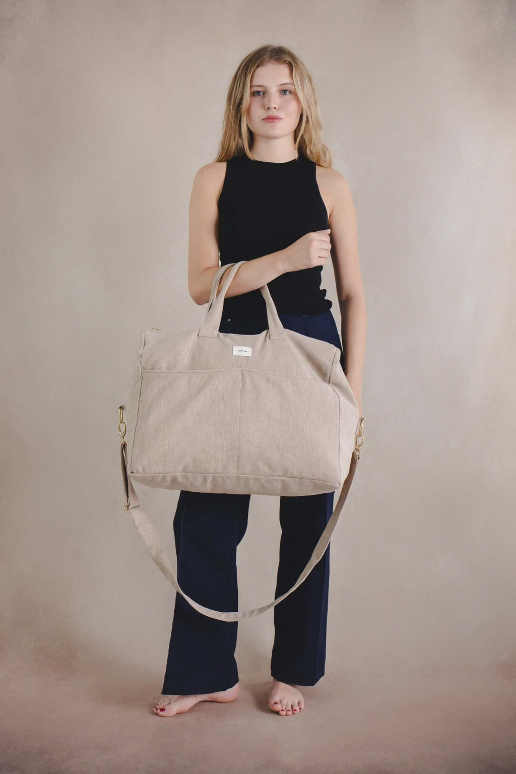 Sac de voyage 72h beige Arthur - 44 L | Recitem